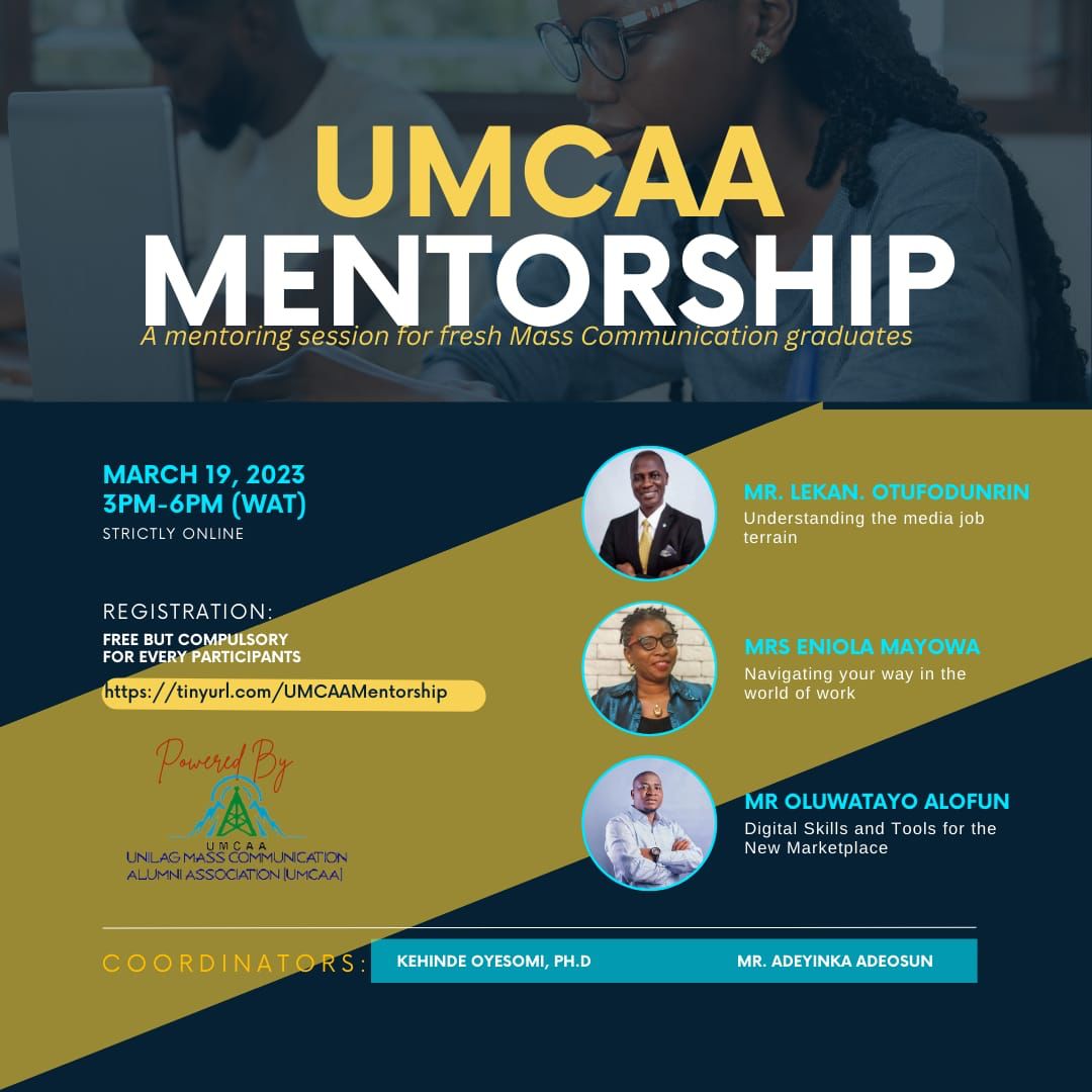 UNILAG Mass Comm Alumni Holds Mentoring Programme for Fresh Graduates ...