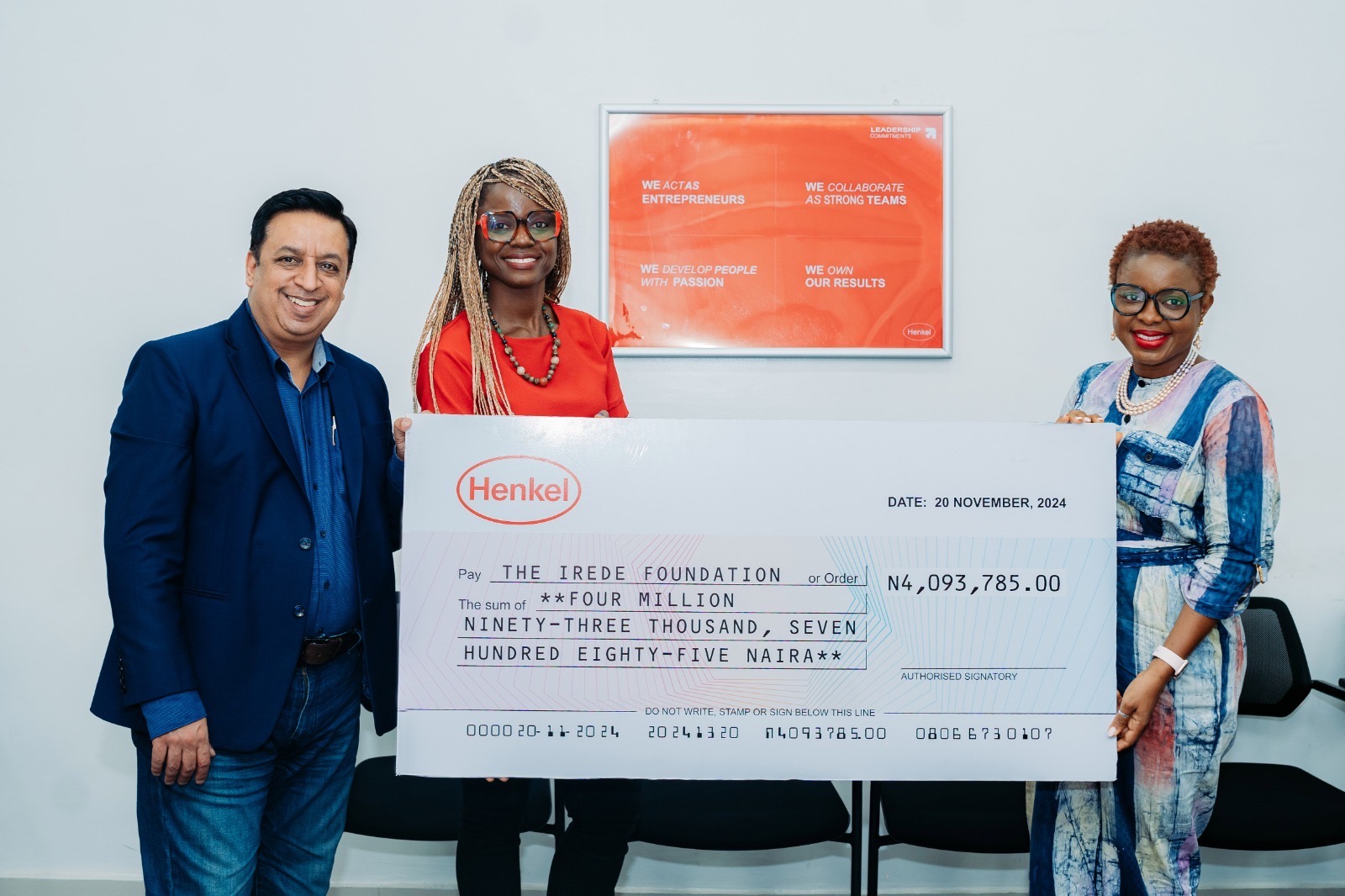 Henkel Nigeria Partners with Irede Foundation to Empower Young Lives ...